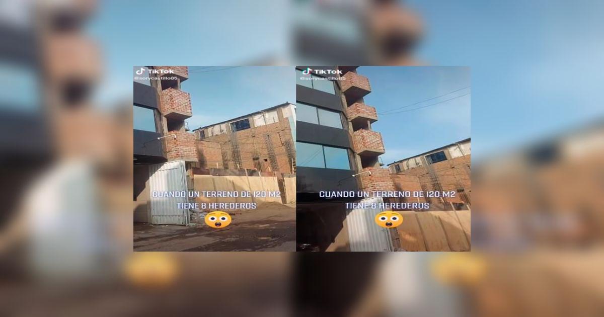 Peruano impresiona al construir un edificio de 5 pisos y de menos de un metro de ancho | Video ...