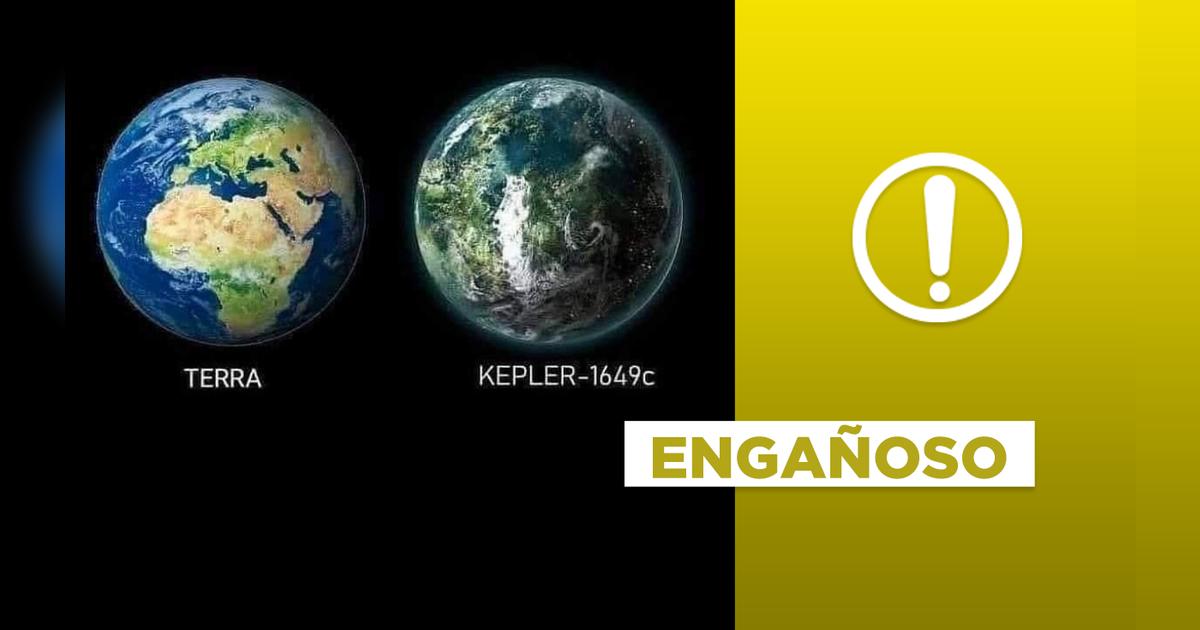 Esta imagen de “la segunda Tierra” (Kepler-1649c) es engañosa
