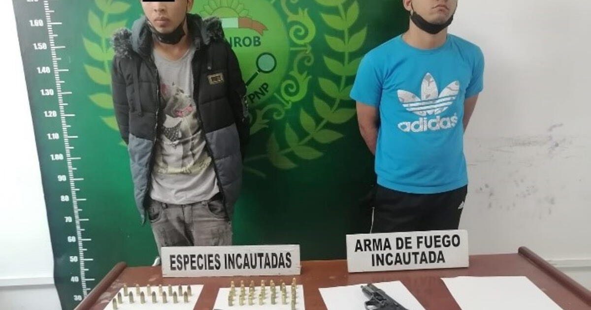 Trujillo Pnp Captura A 2 Sujetos Que Asaltaban Con Moderna Pistola