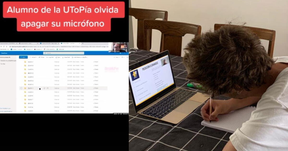 Tiktok Viral Alumno Olvida Apagar Su Micrófono Y Hace Comentario Sin Imaginar Que Le Anularían