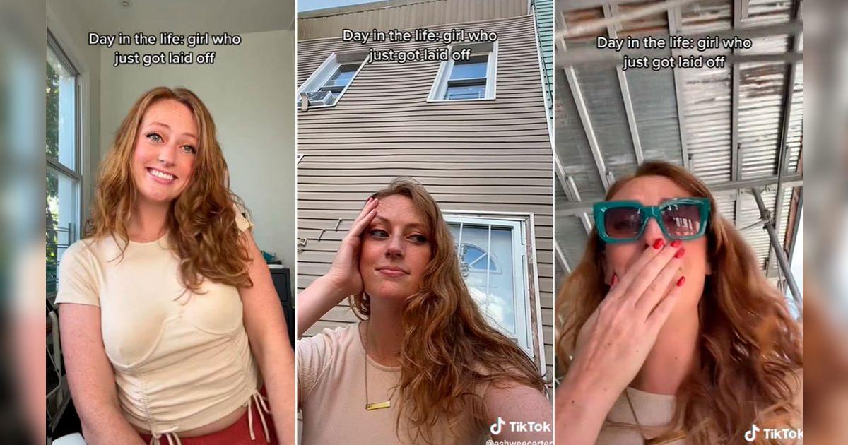 TikTok viral: joven grababa un trend para mostrar su rutina de trabajo ...