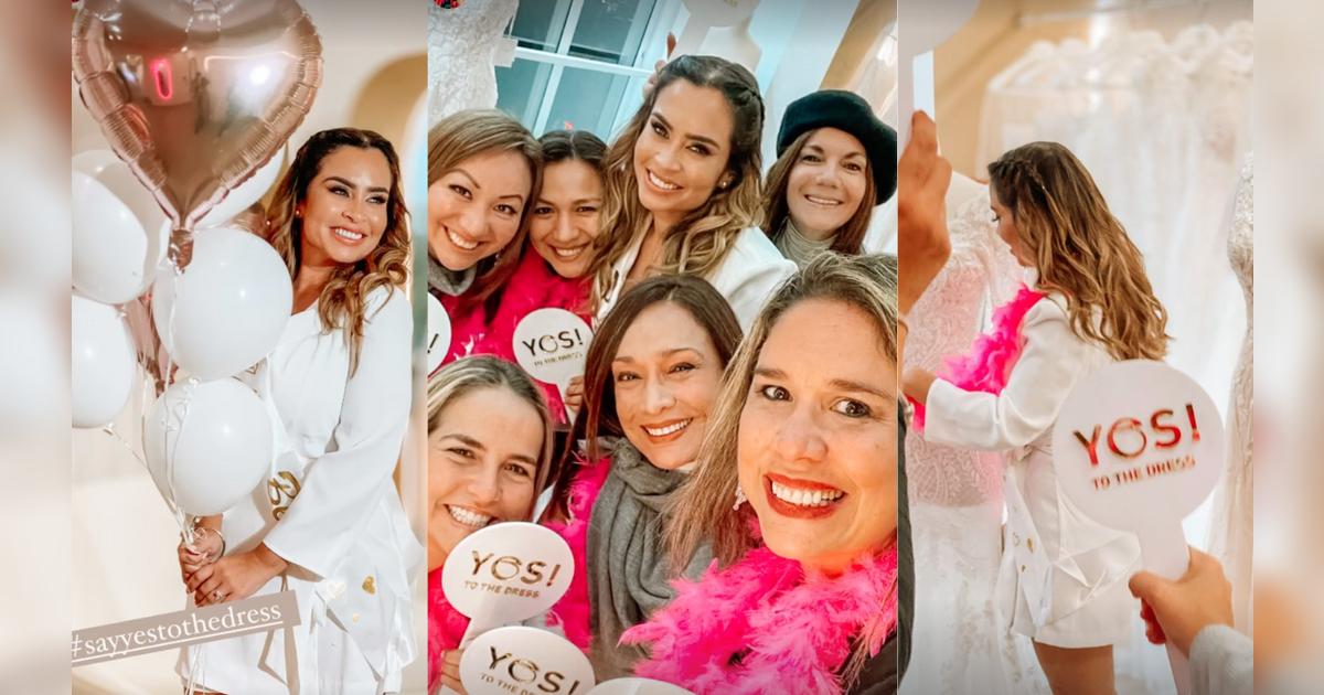 Ethel Pozo elige su vestido de novia en una íntima celebración: “Say ...