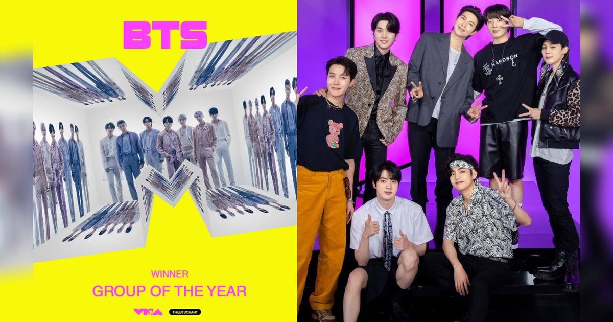 MTV VMAs 2022: BTS vence a BLACKPINK como grupo del año y hace historia ...