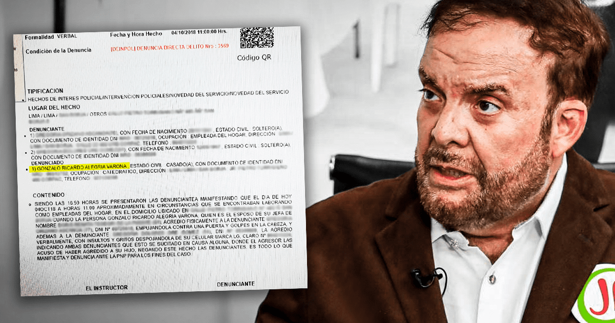 Gonzalo Alegría Candidato También Fue Denunciado Por Trabajadoras Del