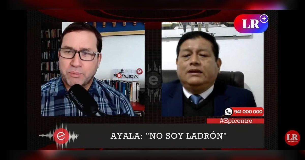 Walter Ayala: el Ministerio Público está mal utilizando la figura de la organización criminal ...