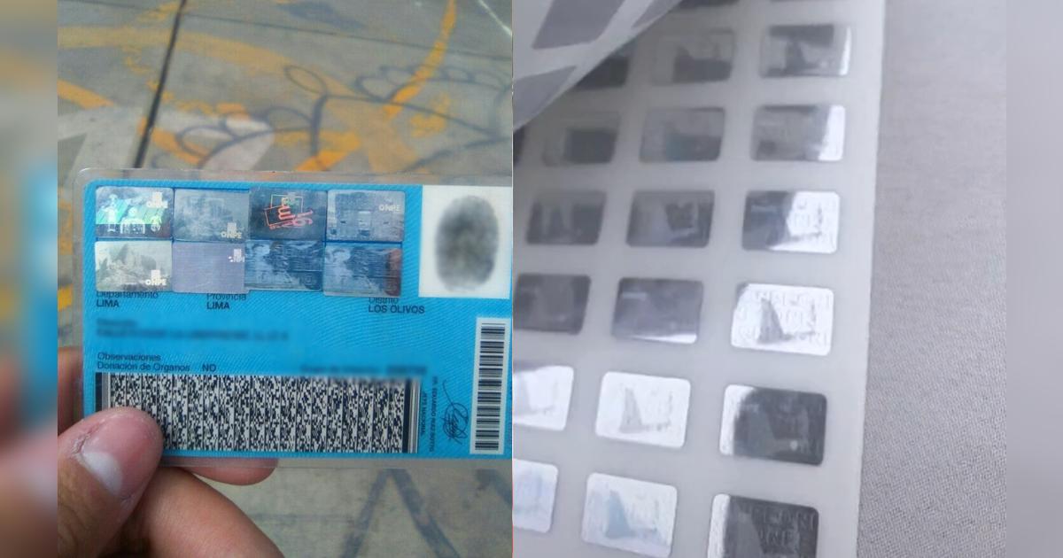 ¿Para qué sirve el sticker holográfico que pegan en tu DNI luego de ...