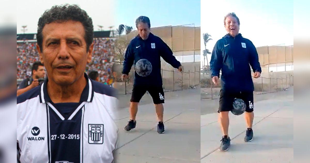 César Cueto se luce dándole cariño a la pelota a sus 70 años ...