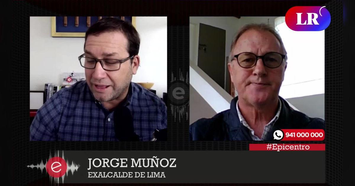 Jorge Muñoz: “En campaña se ofrece en poesía, pero se gobierna en prosa ...