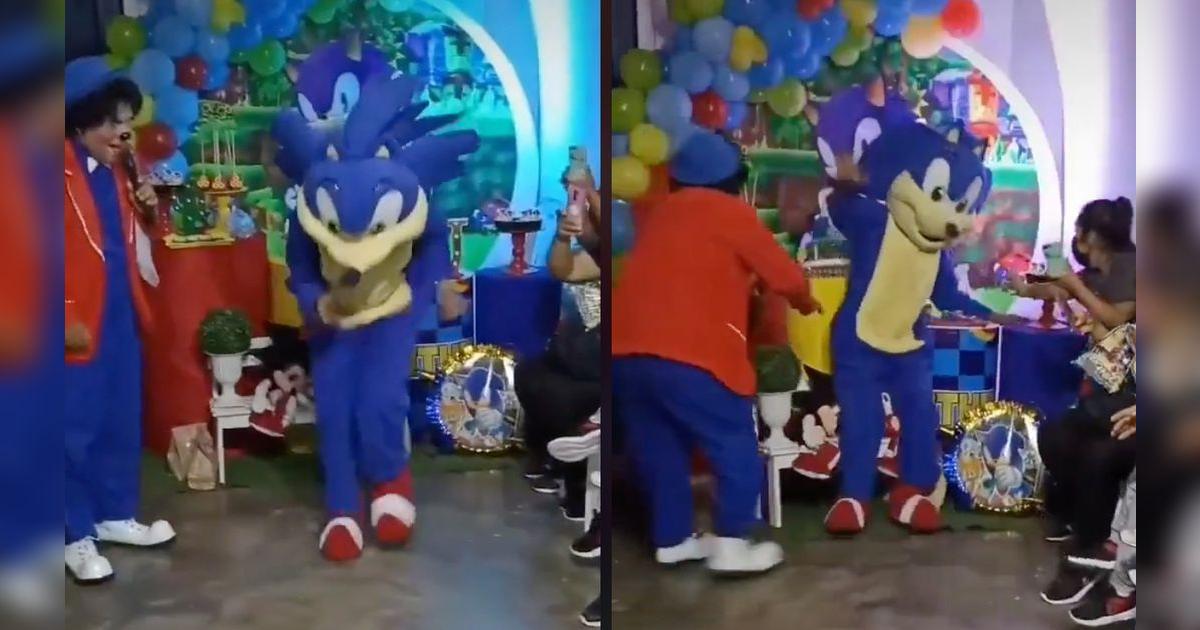 TikTok viral: Imitador de Sonic es captado intentado la ‘super ...