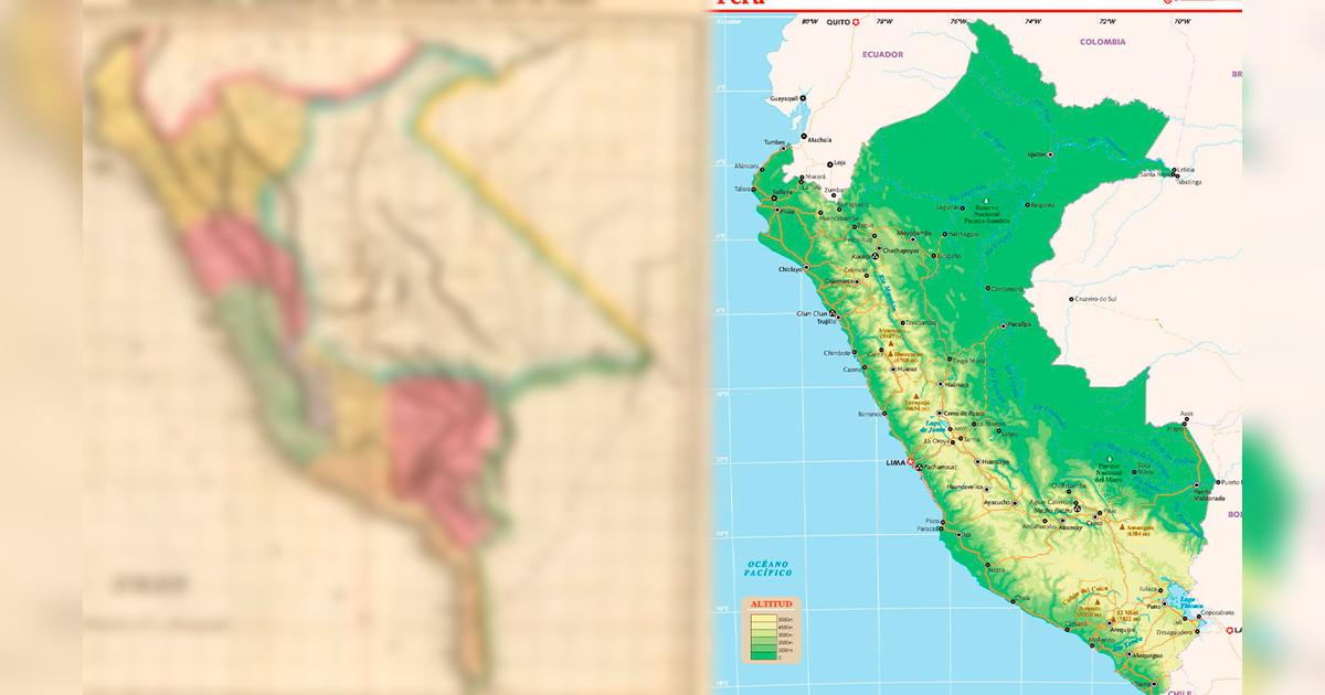 Conoce cuánto territorio perdió y cedió Perú en 200 años | frontera ...