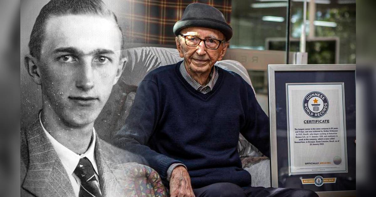¿Quién es Walter Orthmann, el hombre de 100 años que ha pasado más ...