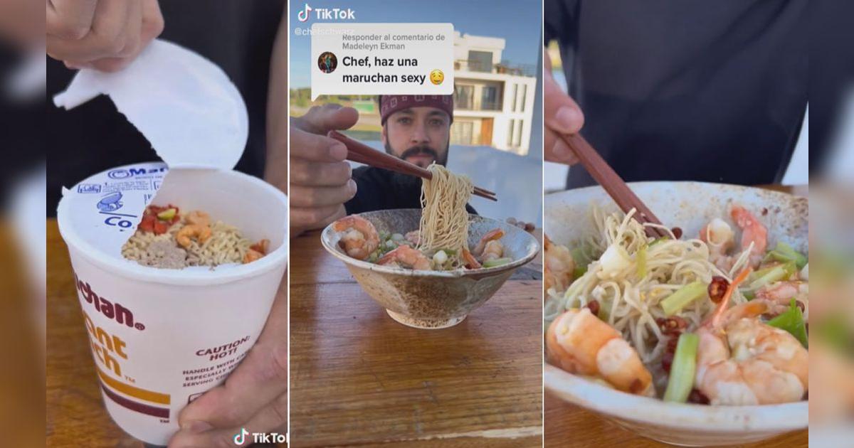TikTok viral: chef convierte sopa Maruchan en platillo gourmet y sorprende con el resultado ...