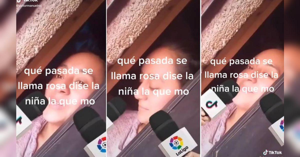 TikTok viral: Joven no quería dar su nombre a reporteros, pero niña la ...