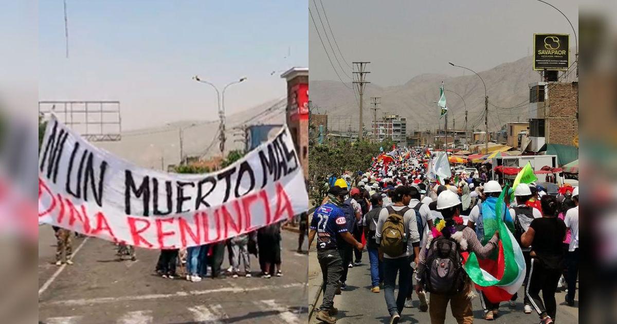 Protestas en Lima: cientos de manifestantes marchan desde Huaycán hacia ...