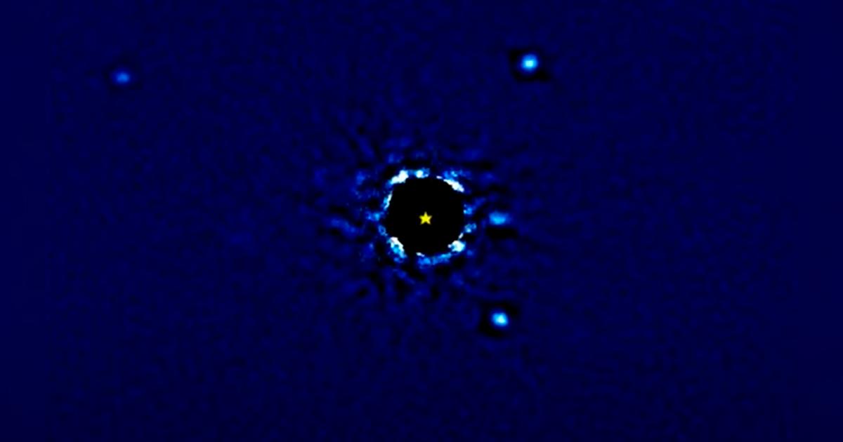 Captan video inédito de 4 planetas orbitando una estrella a 133 años ...