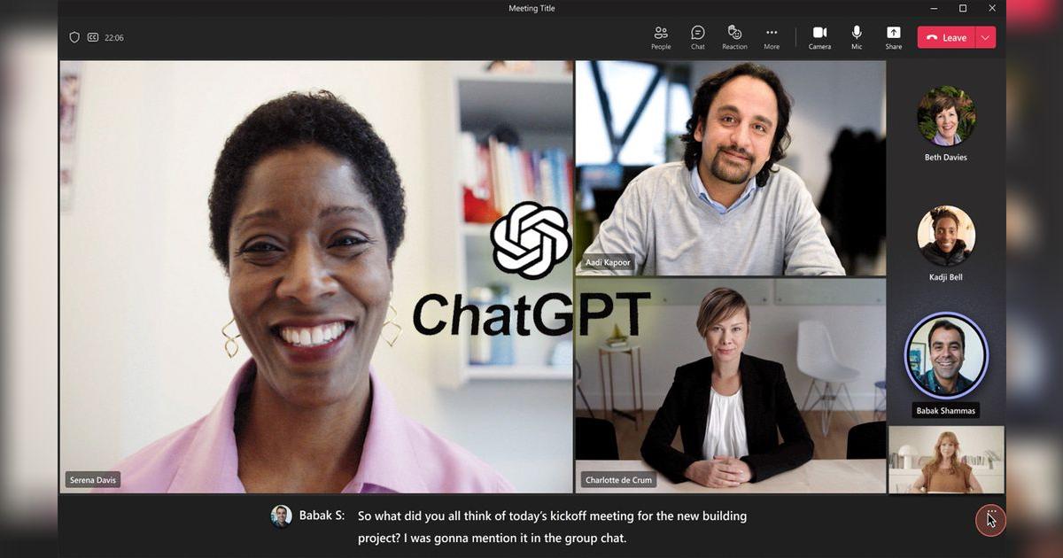 Microsoft Teams incluirá ChatGPT y podrás preguntarle cualquier cosa ...