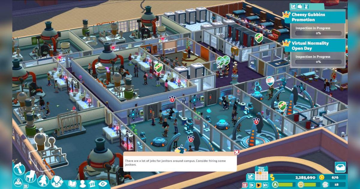 Steam regala Two Point Campus, un juego de gestión de universidades por ...