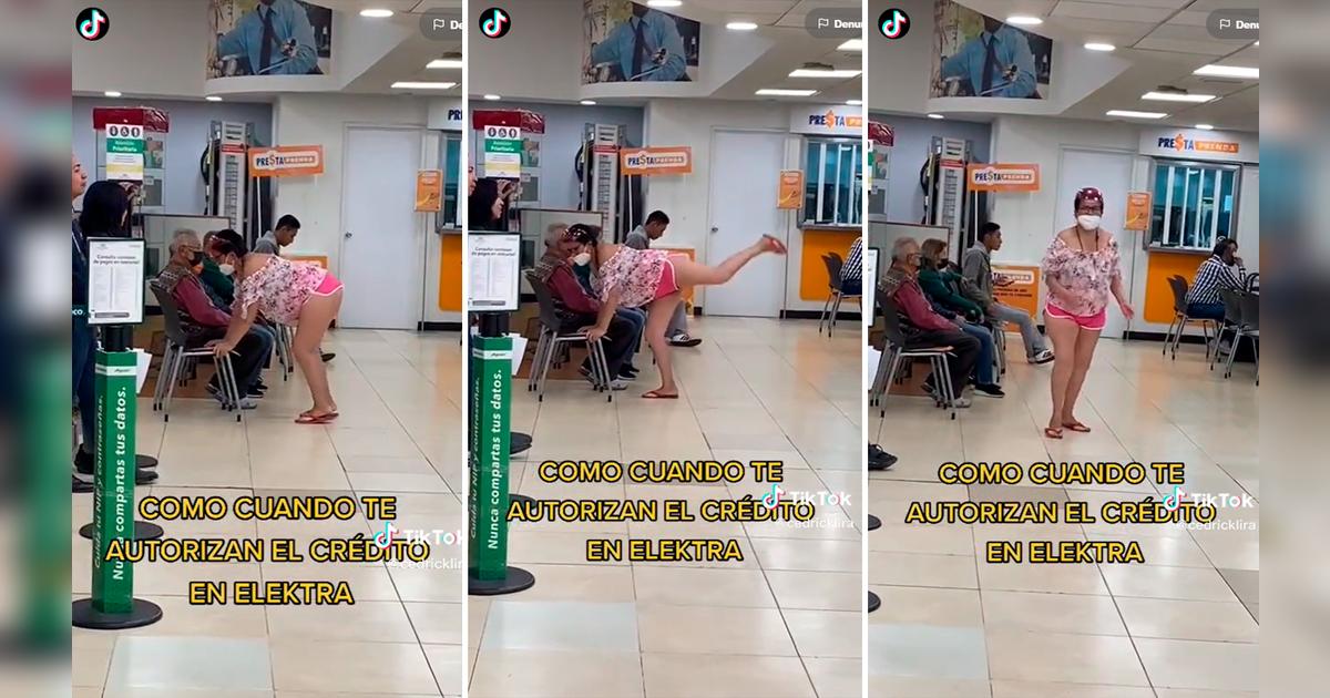 TikTok viral | Mujer baila y realiza estiramientos mientras espera su ...