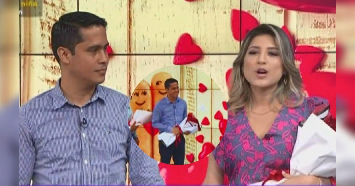Fátima Aguilar: Su novio la sorprende en vivo por San Valentín y ella revela que pasaron por una ...