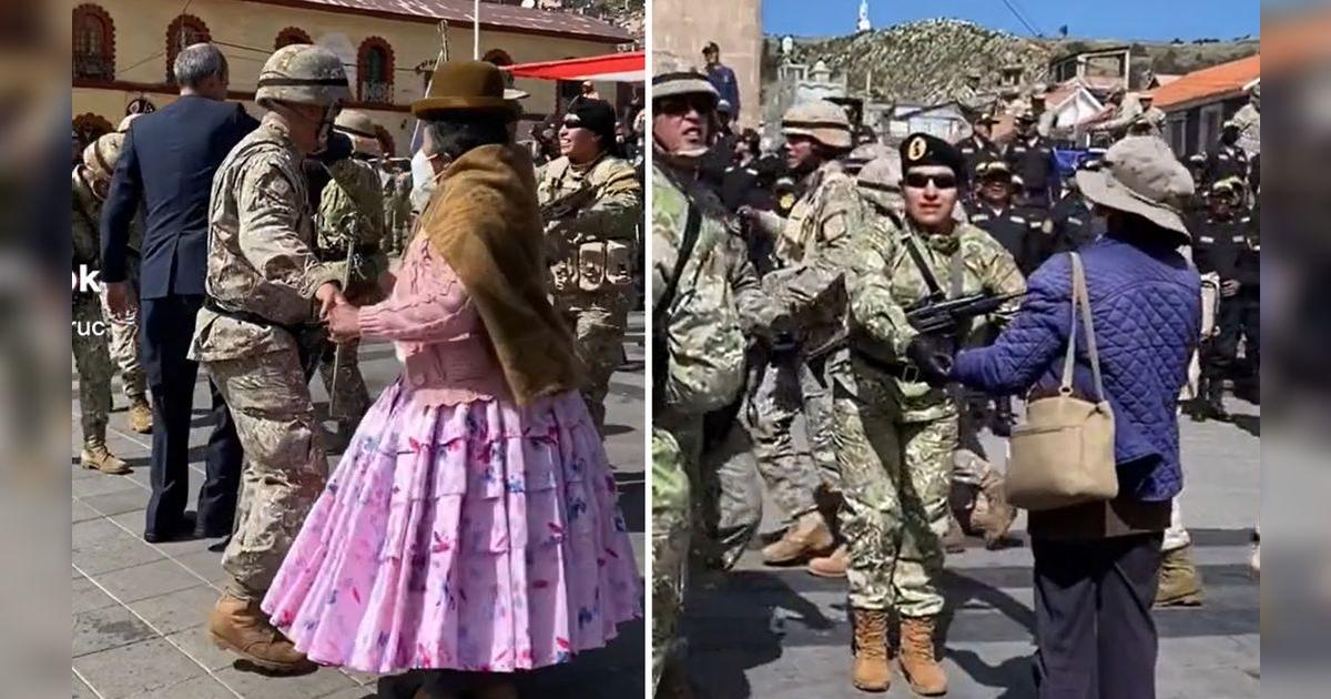 Puno | Policías y grupo de ciudadanos bailaron en plaza de Puno: “Somos ...