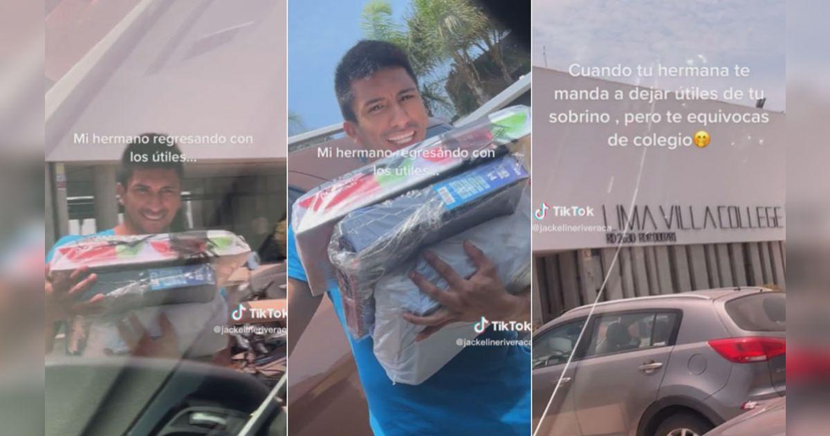 TikTok viral: fue a dejar los útiles de su sobrino, pero se equivoca de ...