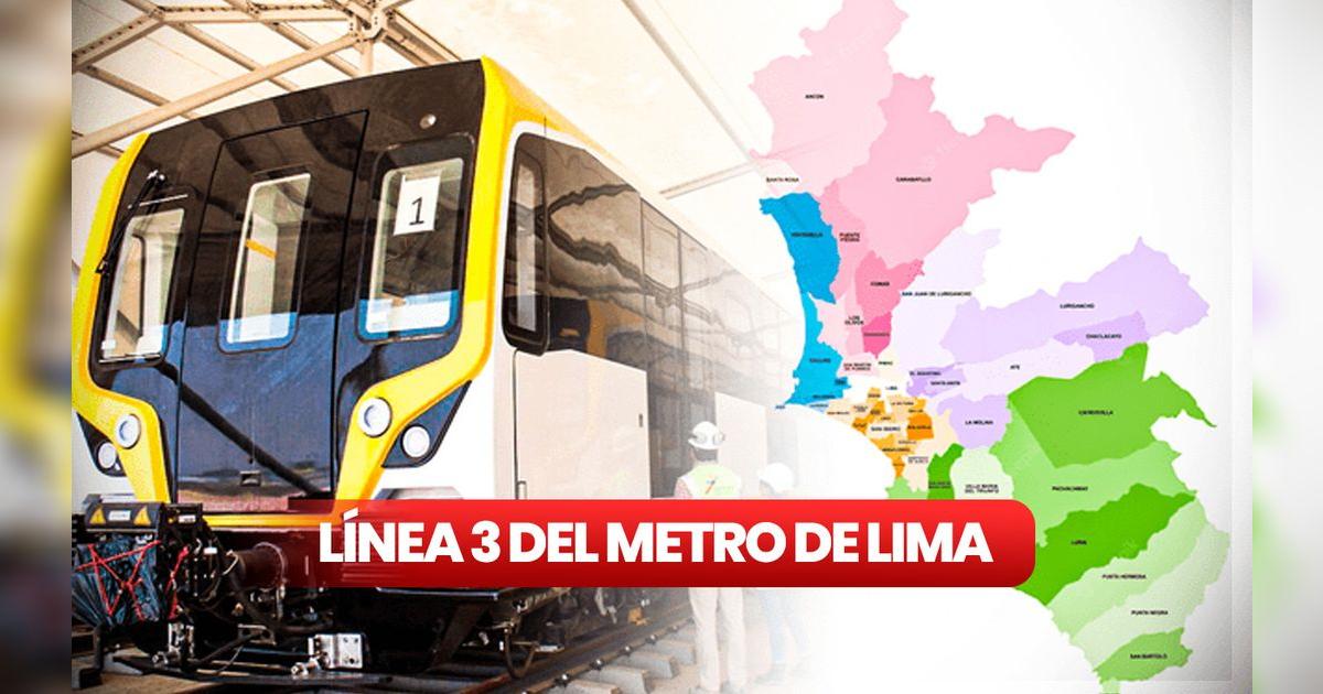 Línea 3 del Metro de Lima: ¿dónde estarán ubicadas las estaciones del ...