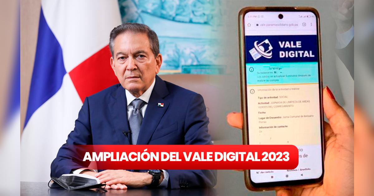 Vale Digital 2023: hasta cuándo se extenderá el Vale Digital y cómo se ...