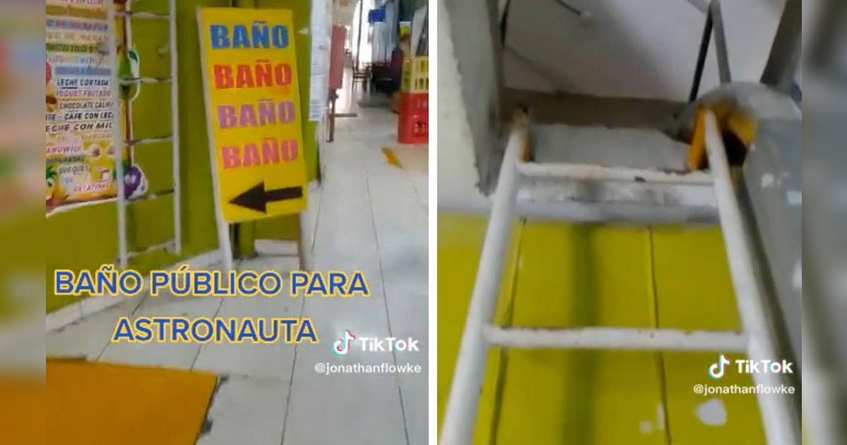 TikTok viral: Hombre encuentra un "baño para astronautas" en el centro de Lima y usuarios quedan ...