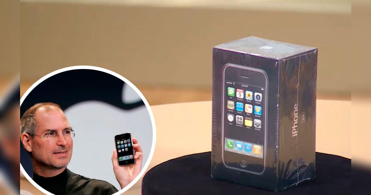 Le dieron un iPhone en 2007, nunca lo abrió y ahora lo vende a 100 veces su precio original ...