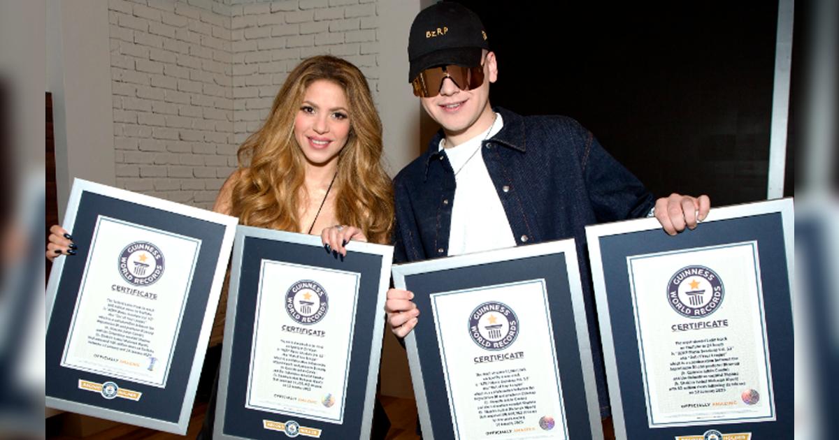 Shakira y Bizarrap rompen cuatro récords Guinness con "Music session 53 ...