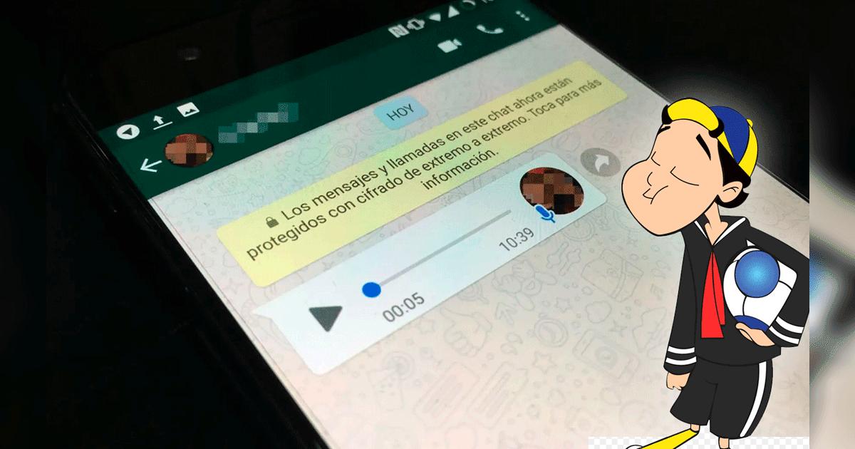 WhatsApp: ¿cómo enviar audios a tus amigos con la voz de Quico de "El ...