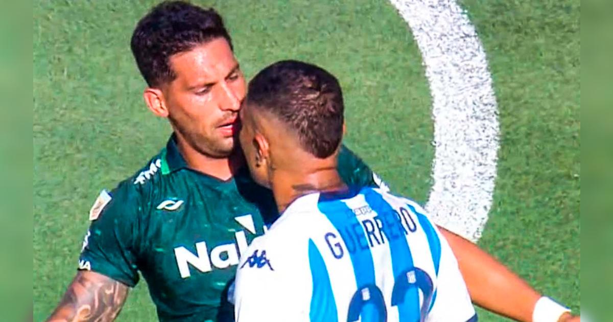 Racing vs Sarmiento | Paolo Guerrero encaró duramente a Insaurralde por ...