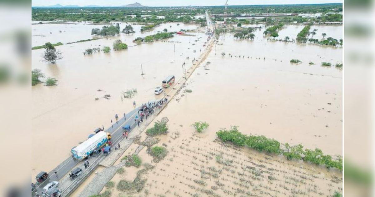 Lambayeque | Río Reque se desbordó y afectó a más de 500 hectáreas de ...