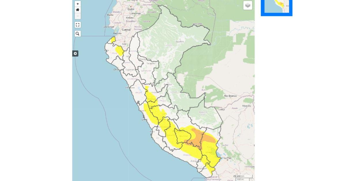 Senamhi advierte lluvias de fuerte intensidad en la costa norte y ...