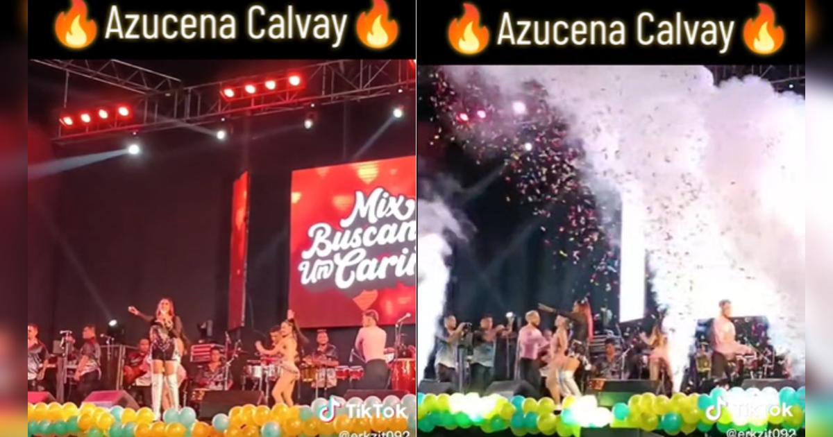 Azucena Calvay estrenó nuevo mix durante presentación en Lima ...