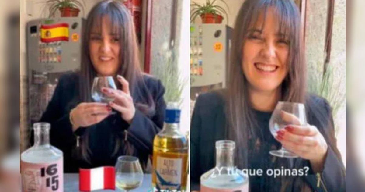 TikTok viral | Española se sorprende al comparar pisco peruano con ...