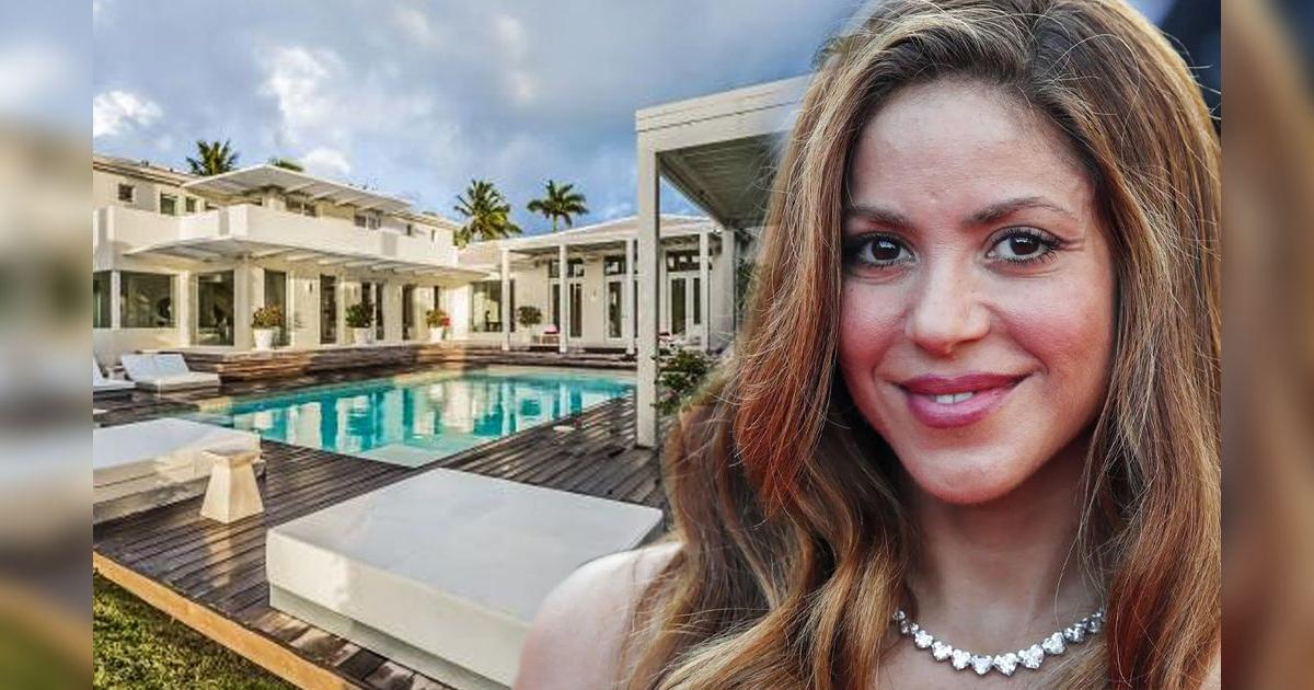 La mansión de Shakira en Miami: así es la lujosa propiedad de Miami Beach en la que vive con sus ...