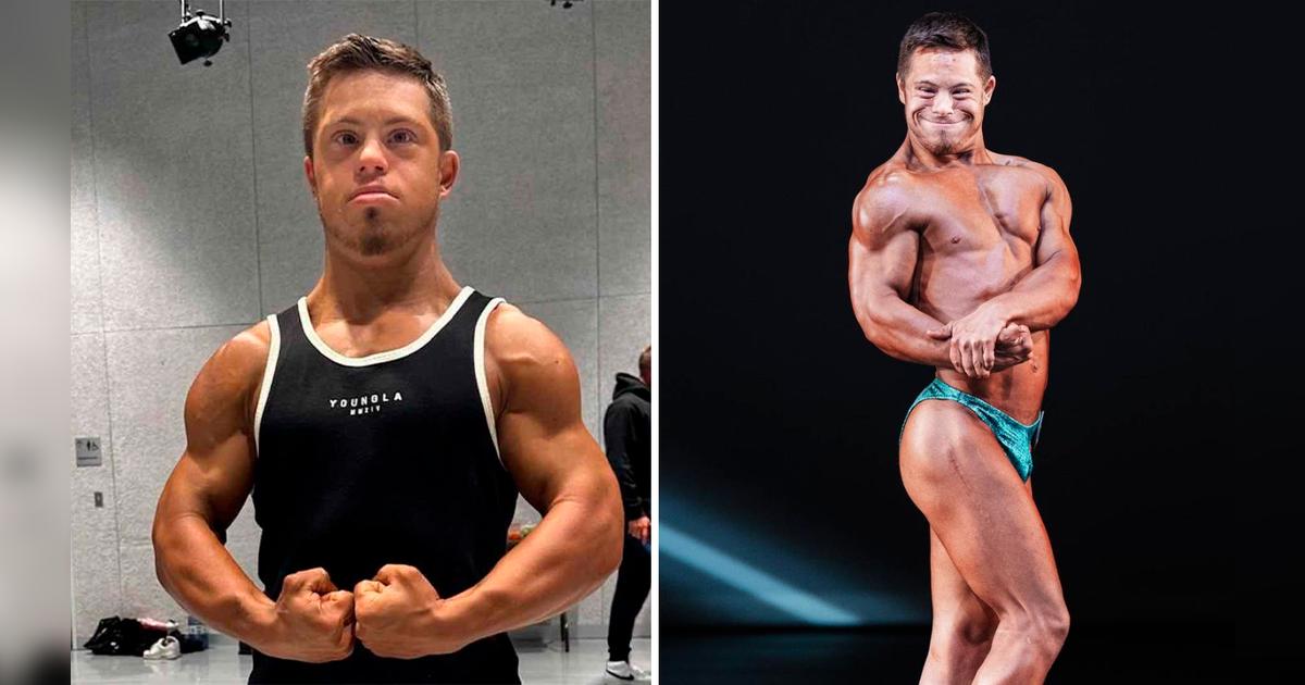Kyle Landi: quién es Kyle Landi, el primer fisicoculturista con síndrome de Down que sorprendió ...