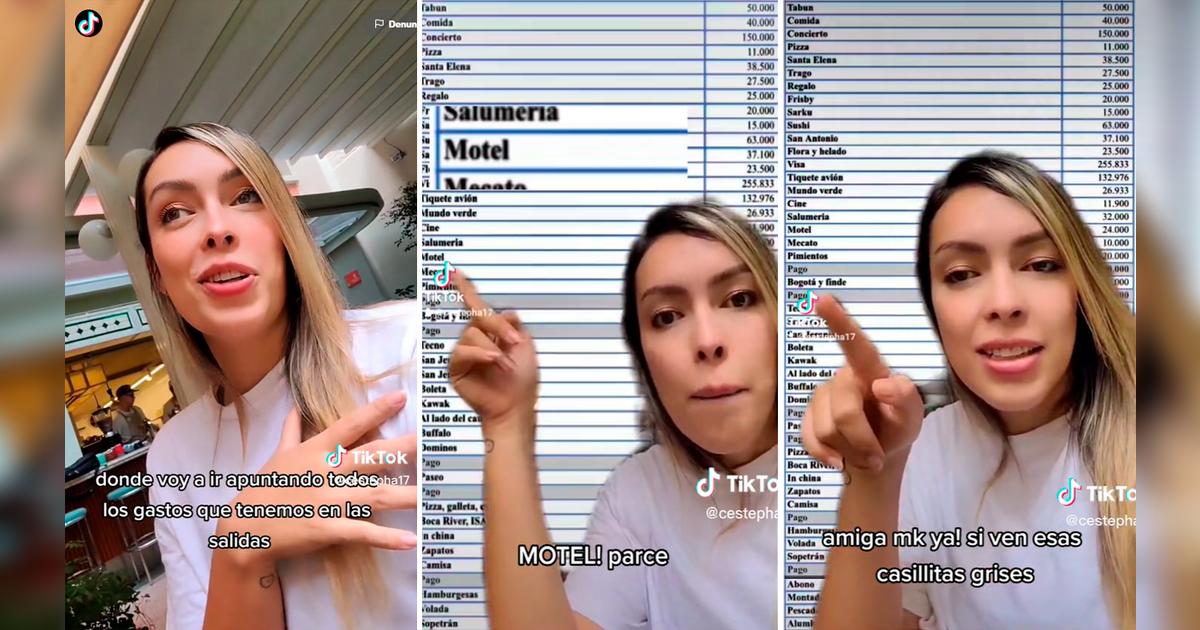 TikTok viral | Hombre anota en Excel todos los gastos que realiza con ...