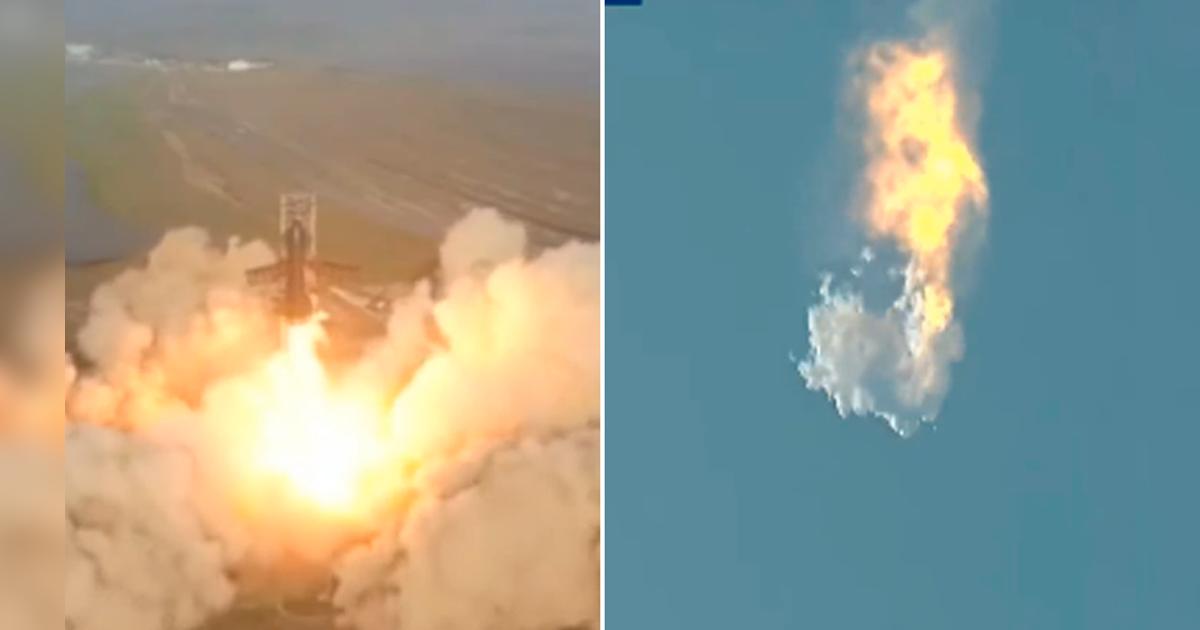 Starship: explota el cohete de Elon Musk y SpaceX minutos después de ...