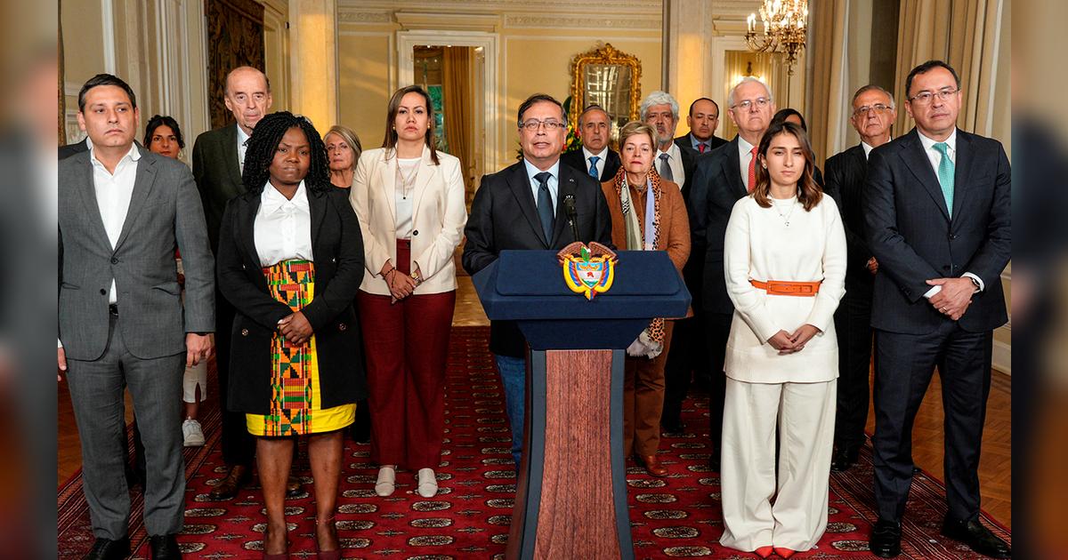 Crisis en Colombia: Petro anuncia cambio de siete de sus ministros para formar nuevo gabinete ...