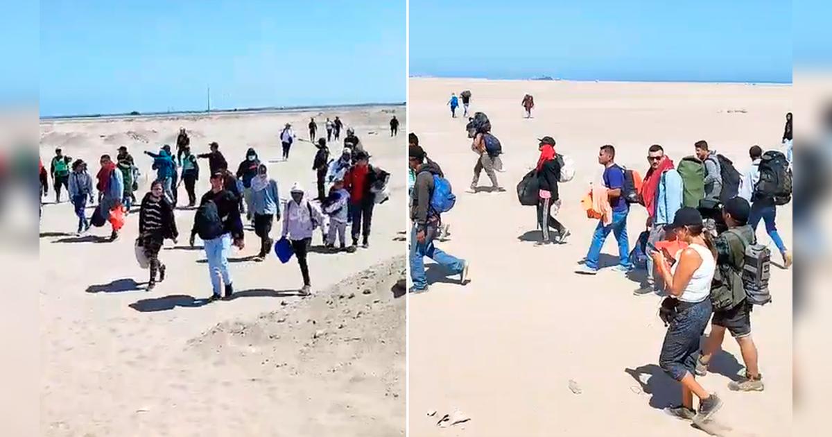 Frontera entre Perú y Chile: decenas de extranjeros cruzan la frontera ...