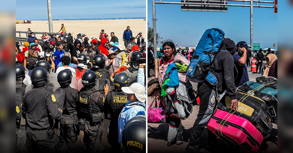 Crisis migratoria frontera Perú-Chile | Chile empadronará a migrantes ...