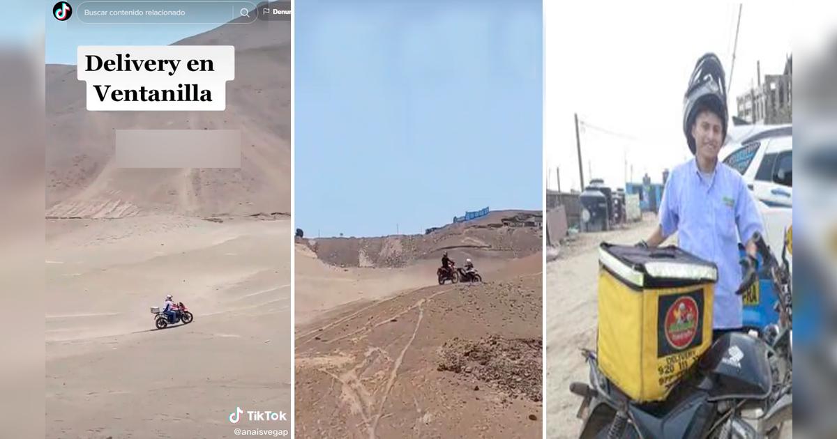 TikTok viral | ‘Delivery Dakar’, el repartidor que recorre los cerros de Ventanilla para ...