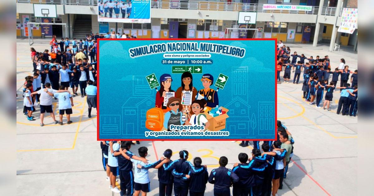 Indeci | Simulacro nacional: ¿qué debemos saber para estar preparados ...