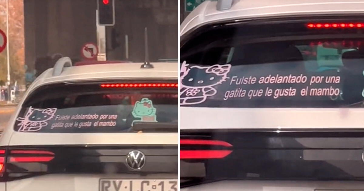 Tiktok Viral Carro Que Tiene Inusual Pegatina Se Vuelve Viral En