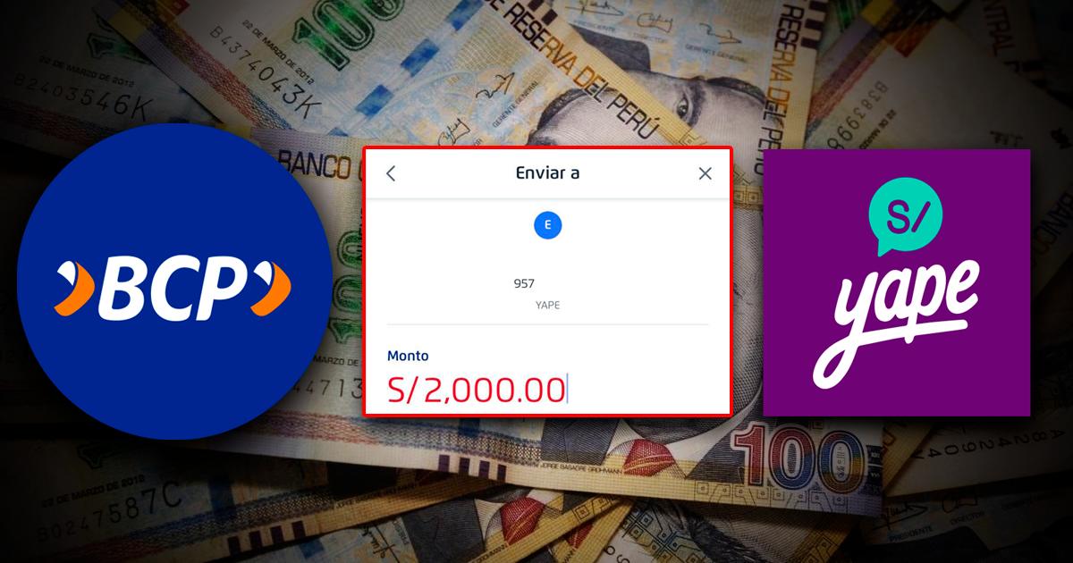 Yape: ¿cómo puedo transferir dinero de mi cuenta BCP a Yape sin límite de monto? | ViaBCP | yape ...
