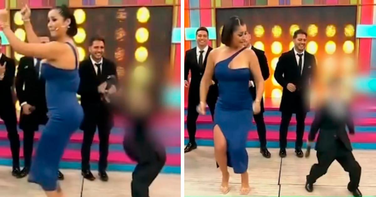 Karla Tarazona y su hijo con Christian Domínguez causaron furor al bailar "El gusano" EN VIVO ...