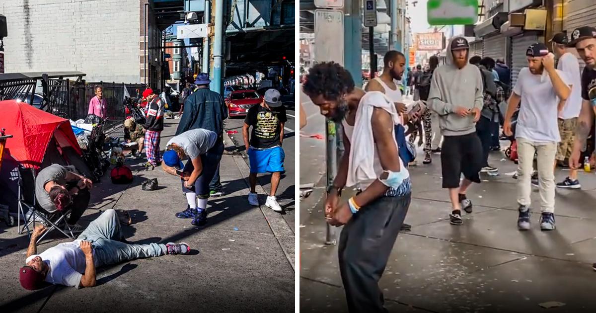 Estados Unidos | La 'calle de zombies': las preocupantes imágenes de ...