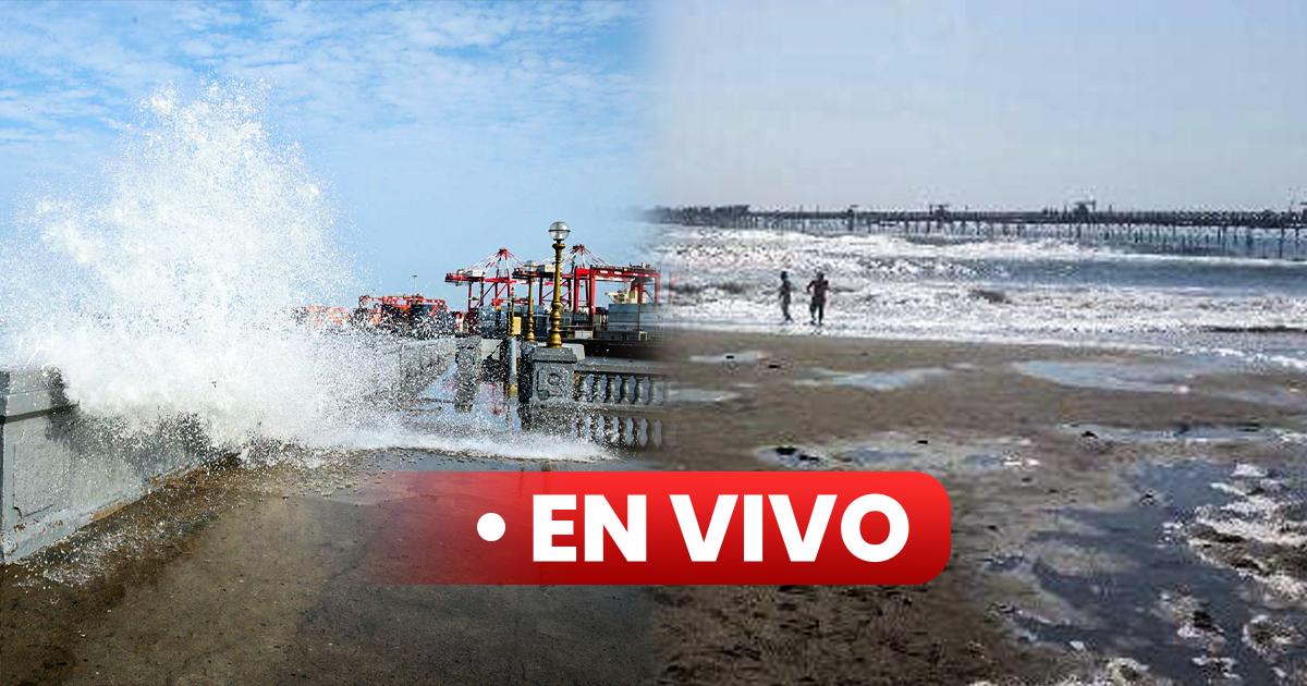 Oleajes anómalos en Perú, en vivo: puertos cerrados, pescadores ...
